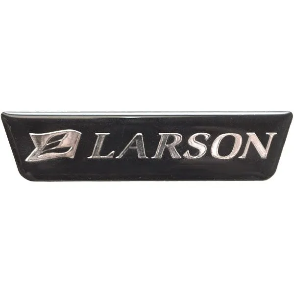 Larson Boat Logo Decal 8624-3381 | Raised 4 7/8 x 1 Inch Silver - www ...